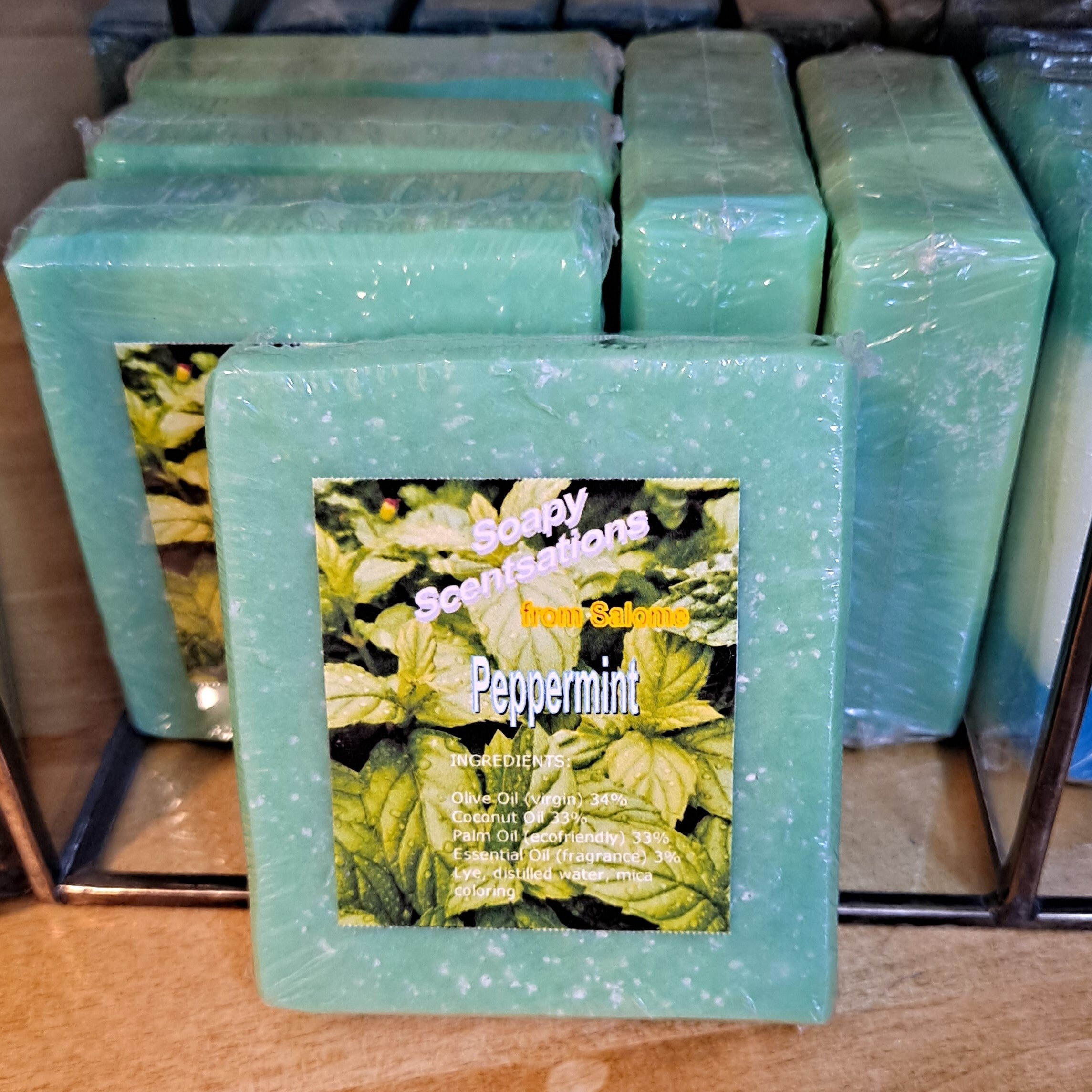 Handmade Peppermint Soap by Salome | Artisan Alley Newfane